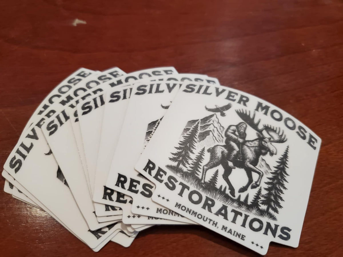 Sasquatch Moose Sticker – Silver Moose Restorations